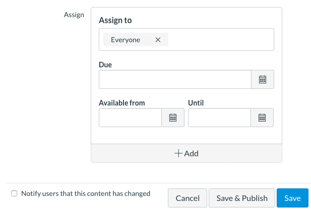 How To Create Assignments In Canvas Help Center