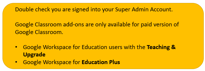 How to Install Google Classroom add-on – Help Center